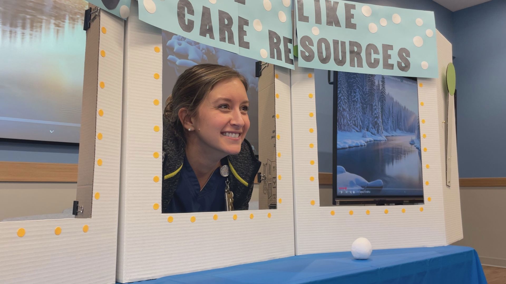 Lowell senior center hosts mock snow day | wzzm13.com