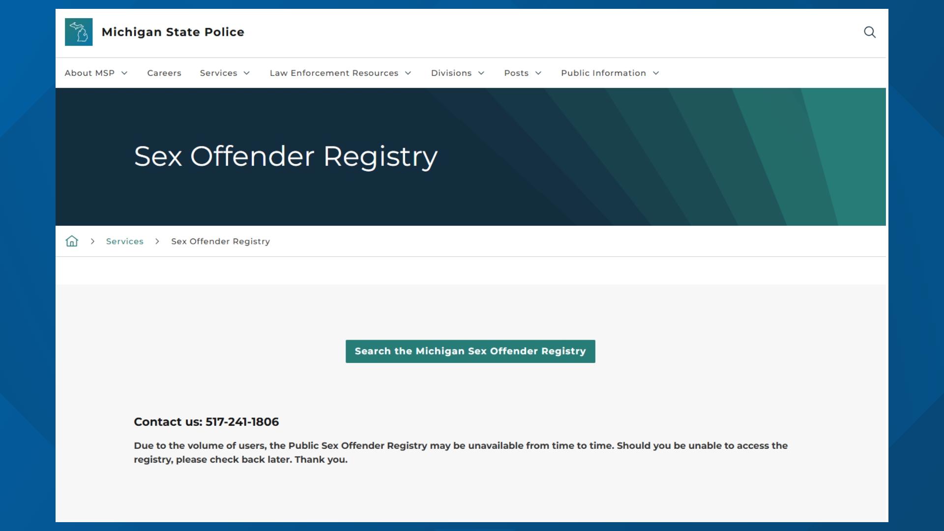 Michigan faces deadline to update Sex Offender Registry Act | wzzm13.com