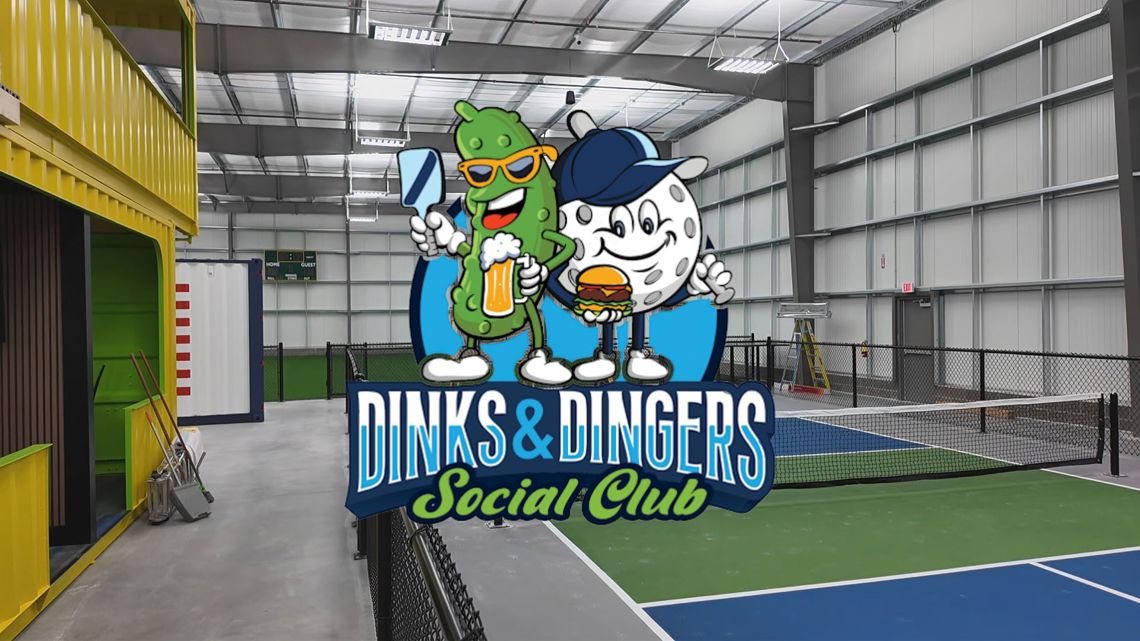 Indoor pickleball and dining complex 'Dinks and Dingers' now open in ...
