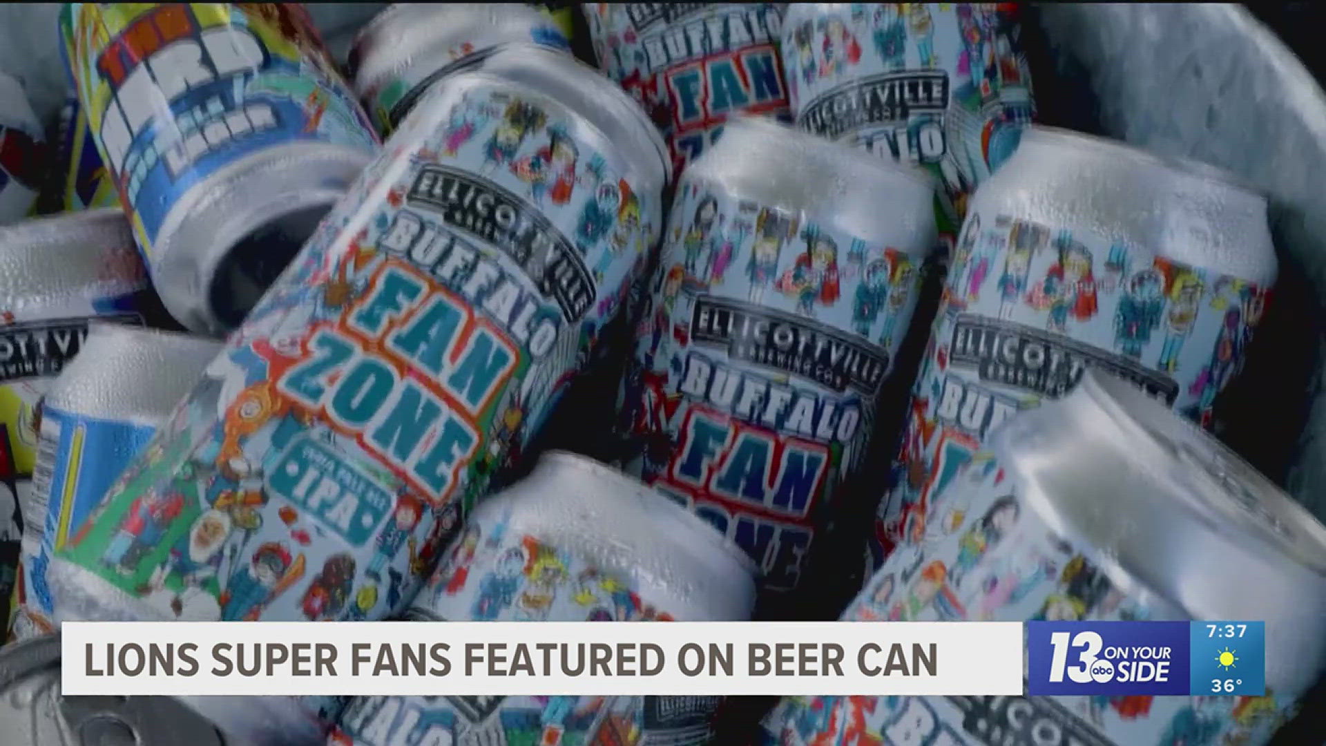 Lions fan passion celebrated on Detroit Fan Zone IPA can | wzzm13.com