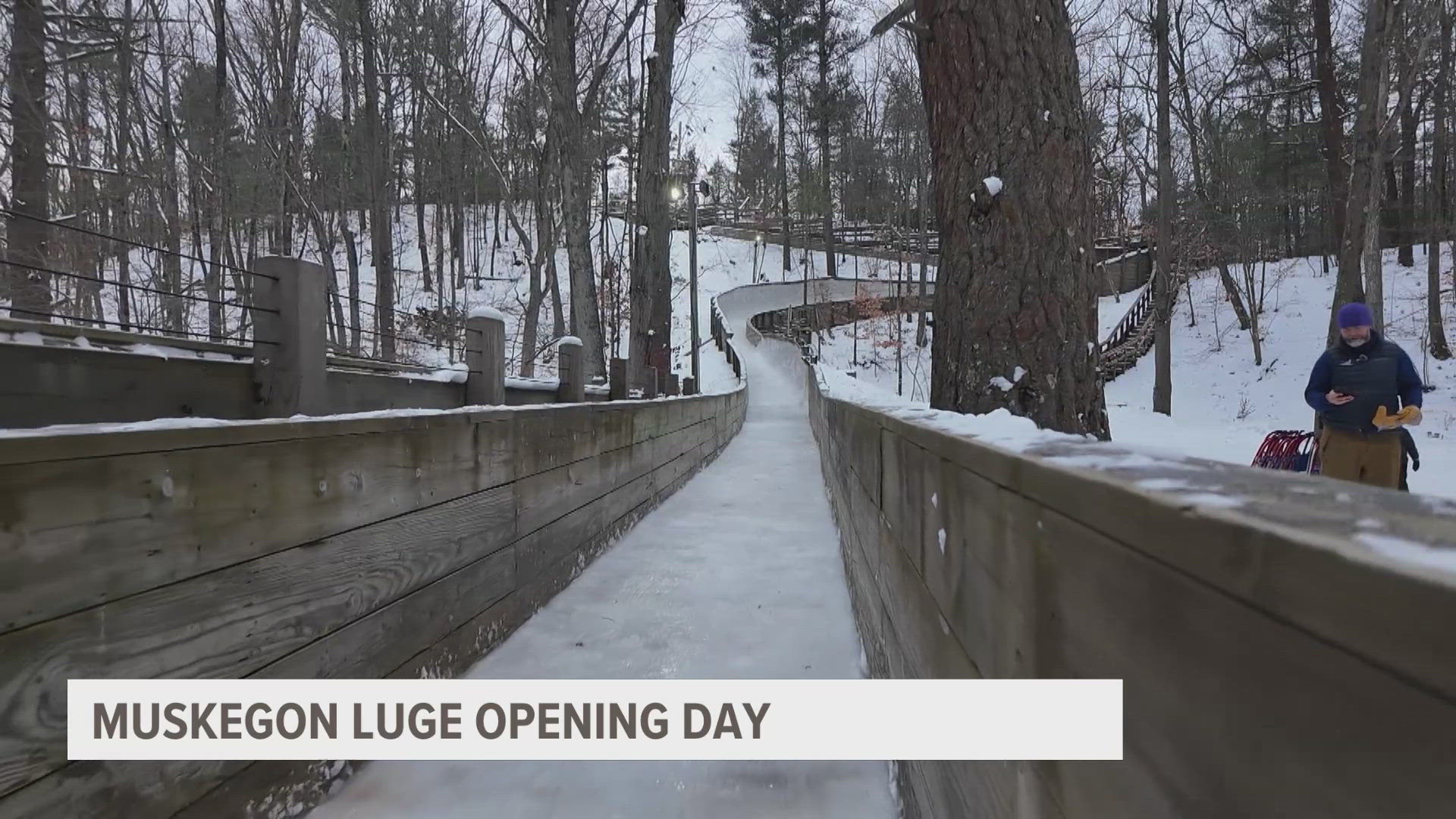 The Muskegon Luge Adventure Sports Park opens luge track and ice ...