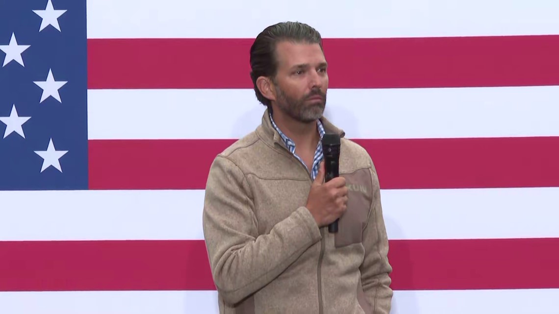 Donald Trump Jr. coming to Muskegon in rally with Tudor Dixon | wzzm13.com