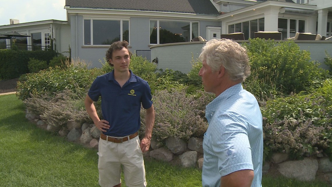 Jake Domagalski thrilled with Evans Scholars experience at U-M | wzzm13.com