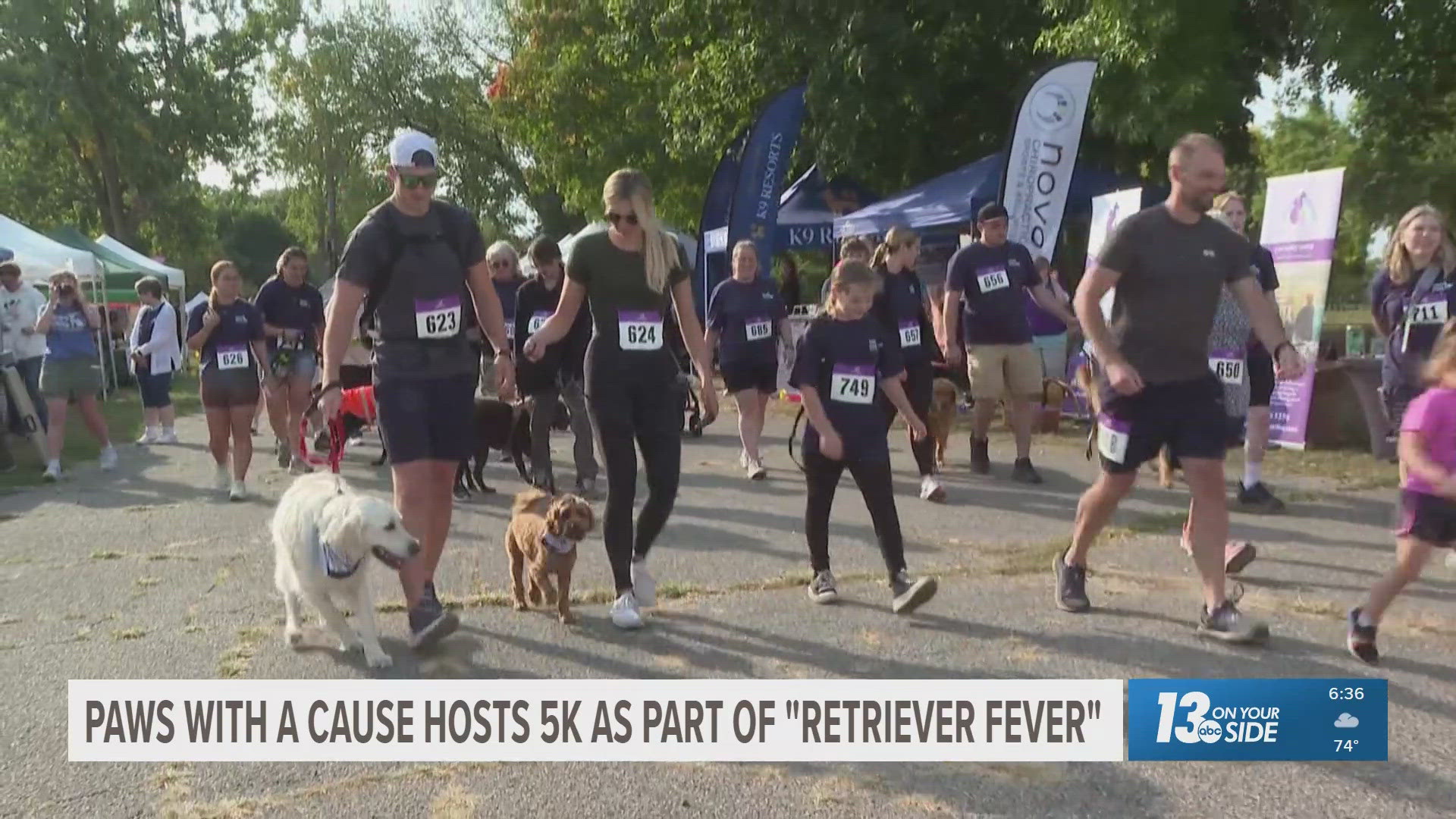 Paws With A Cause fundraising event packs Riverside Park | wzzm13.com