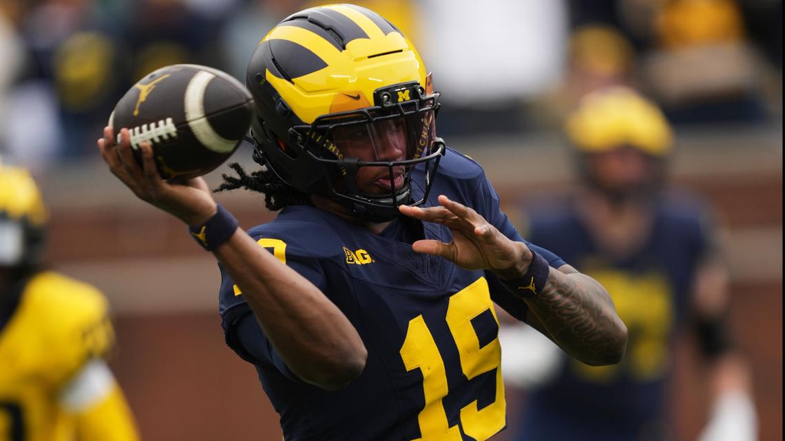 Michigan quarterback Bryce Underwood displays growing pains and flashes ...