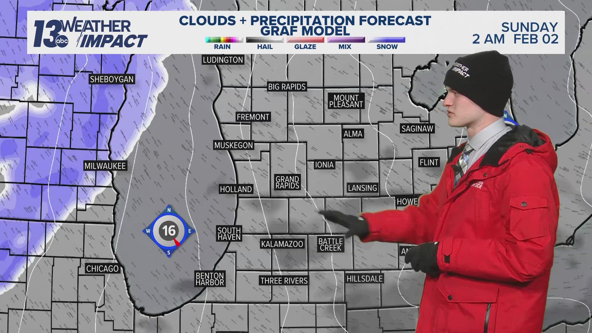 Snow returns Sunday morning before a possible messy mid-week system ...