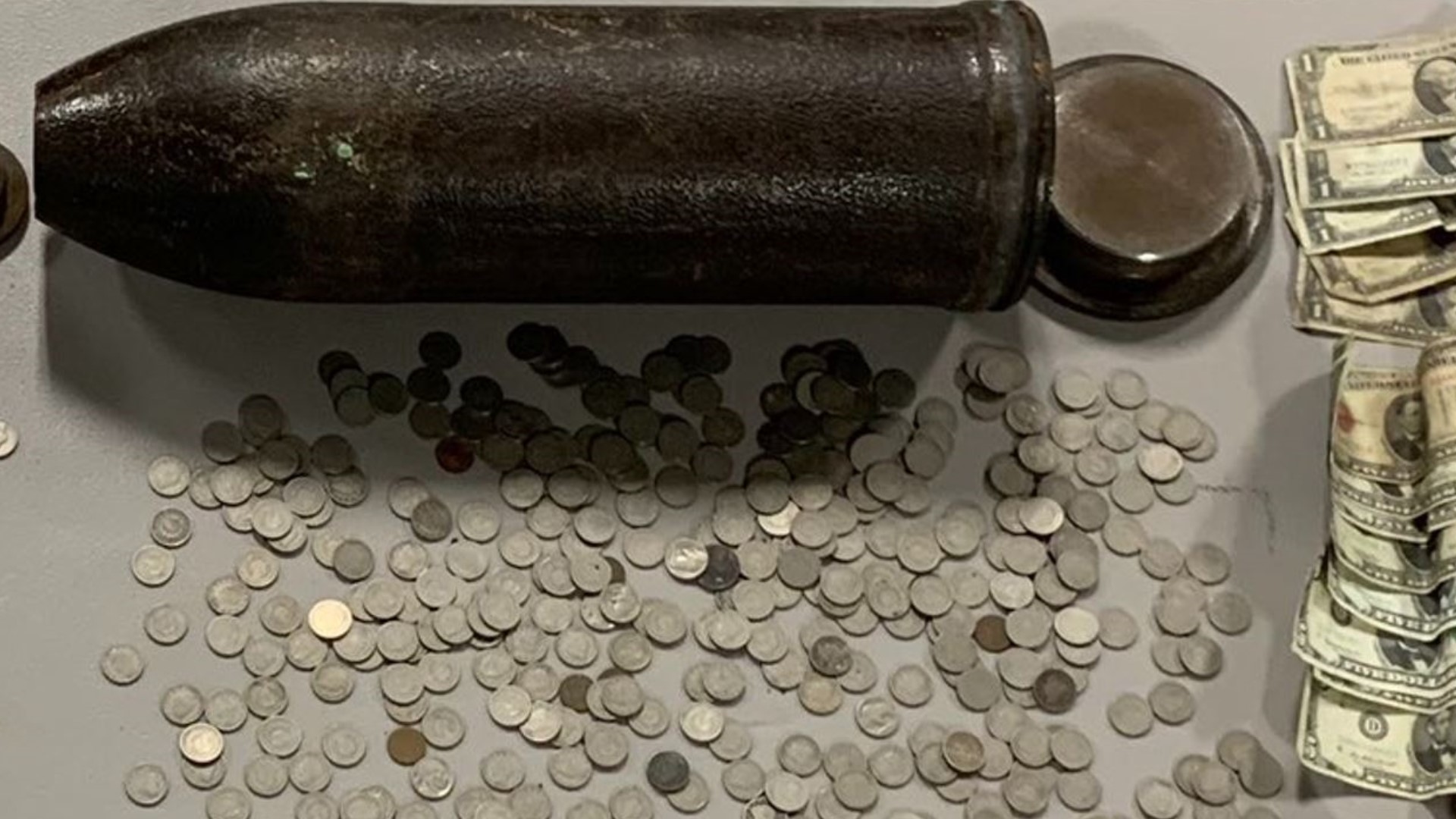 TORPEDO TREASURE: Coins from the 1800s found inside WWI bomb at ...