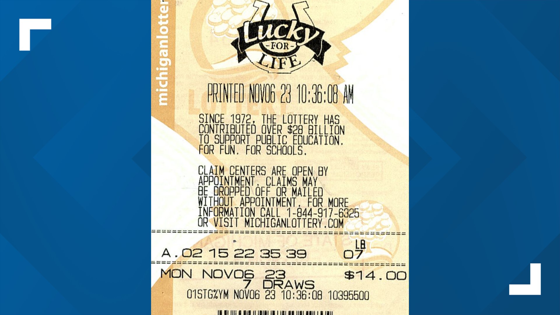 2 winning lottery tickets bought at same Family Fare | wzzm13.com