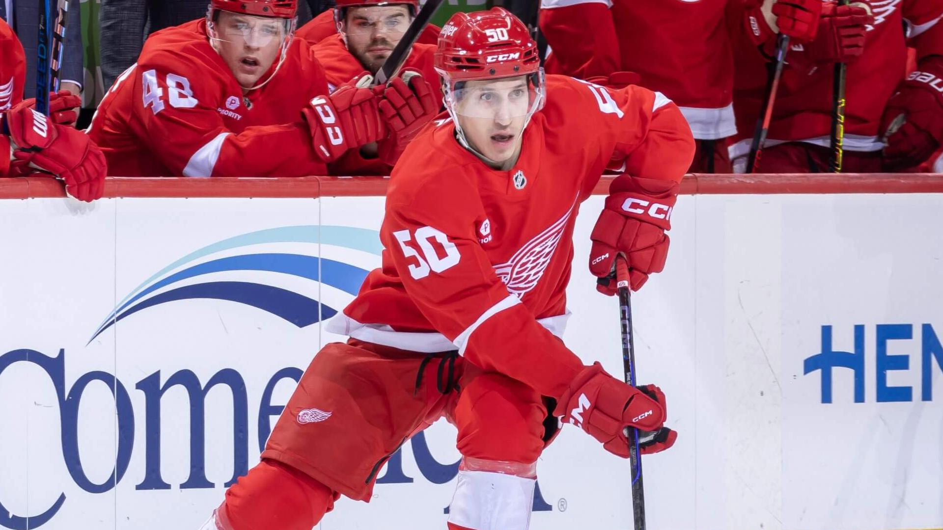 Shine is back in Grand Rapids after his NHL debut | wzzm13.com