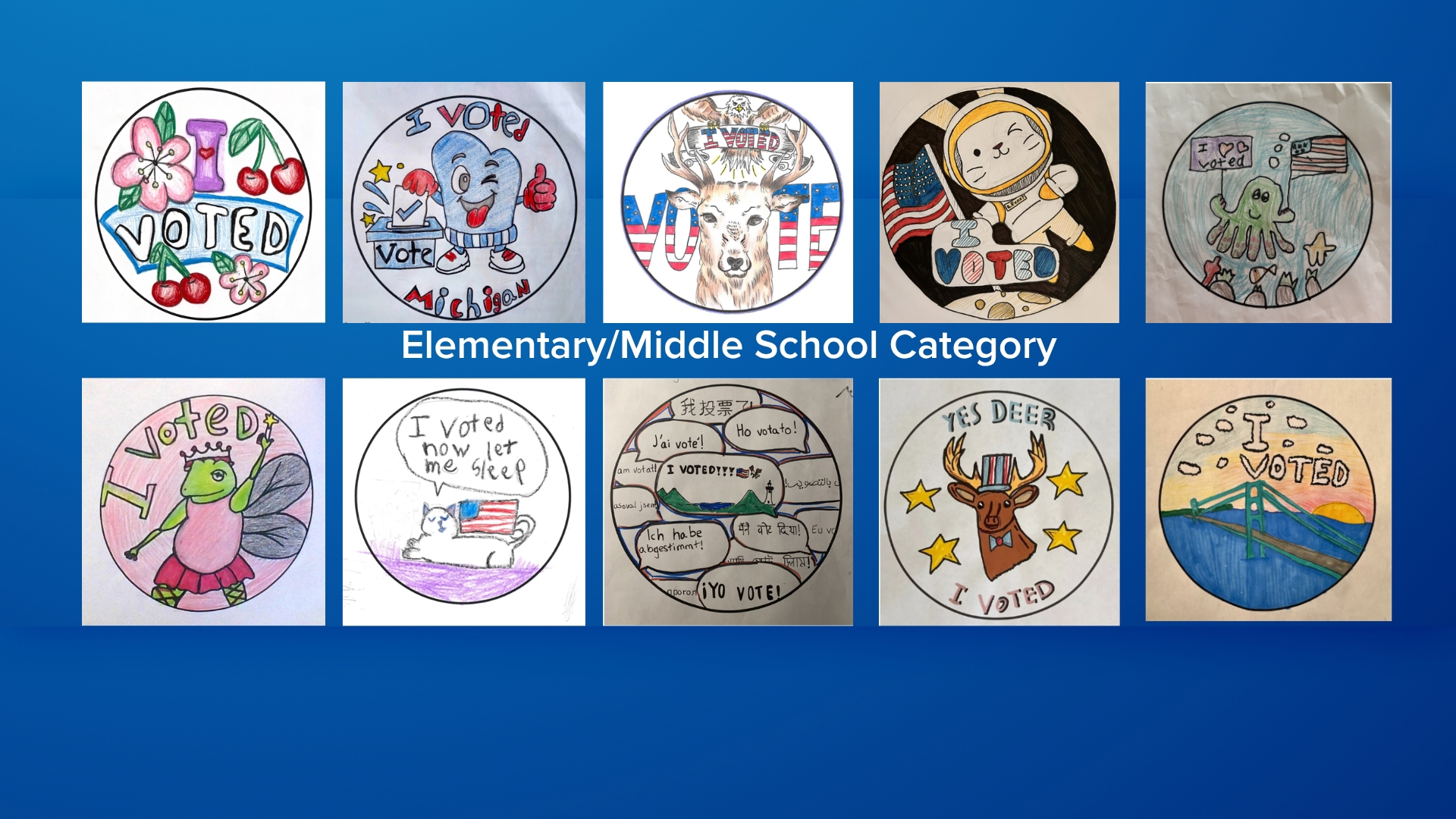 It's time to pick Michigan's next 'I Voted' sticker for the November ...