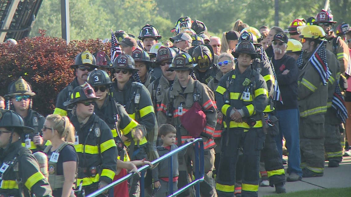 West Michigan firefighters honor fallen 9/11 first responders | wzzm13.com