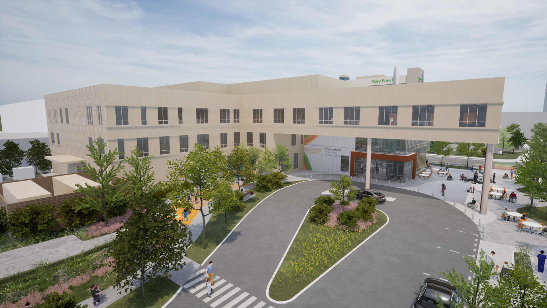 Ground broken on first children's rehab hospital in Michigan | wzzm13.com