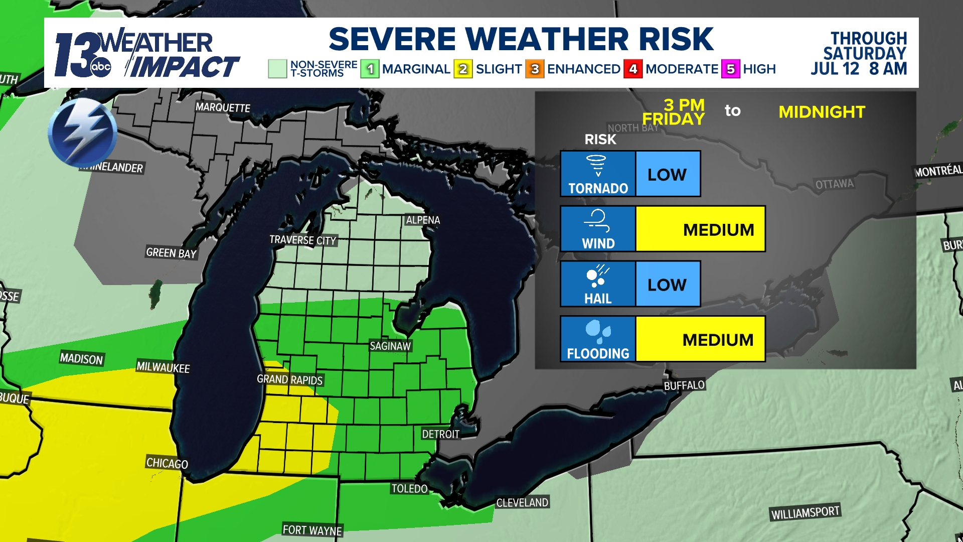 Severe weather is possible Friday and Saturday | wzzm13.com