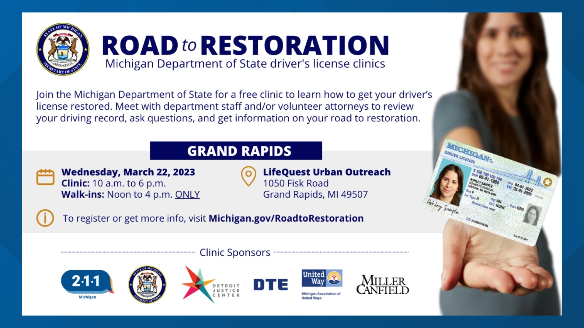 'Road to Restoration' clinic happening March 22 | wzzm13.com