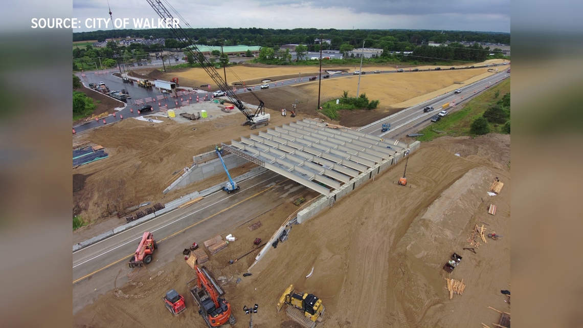 MDOT shares update on Fruit Ridge bridge construction | wzzm13.com