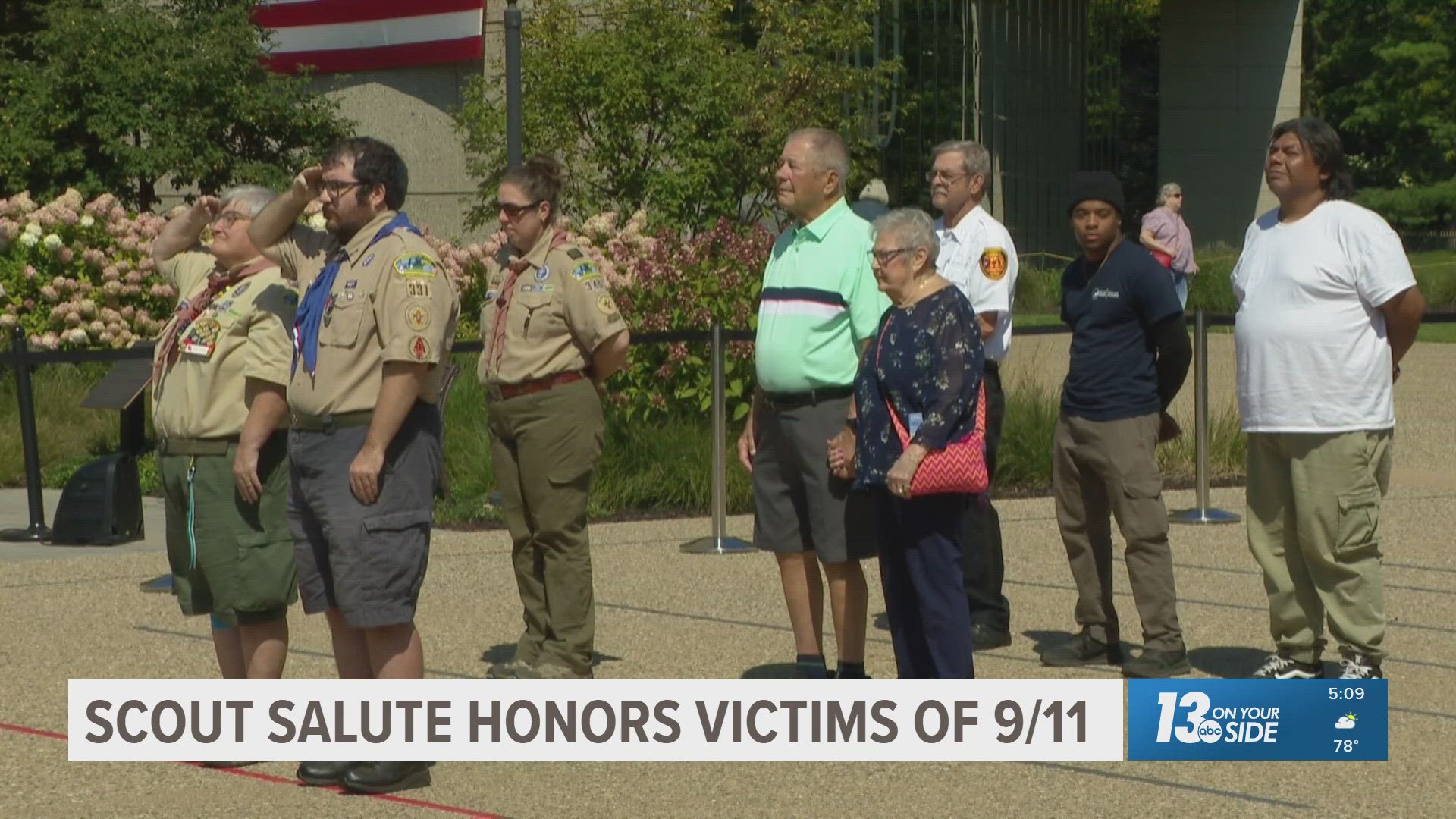 Boy Scouts salute at Ford Museum honors victims of 9/11 | wzzm13.com
