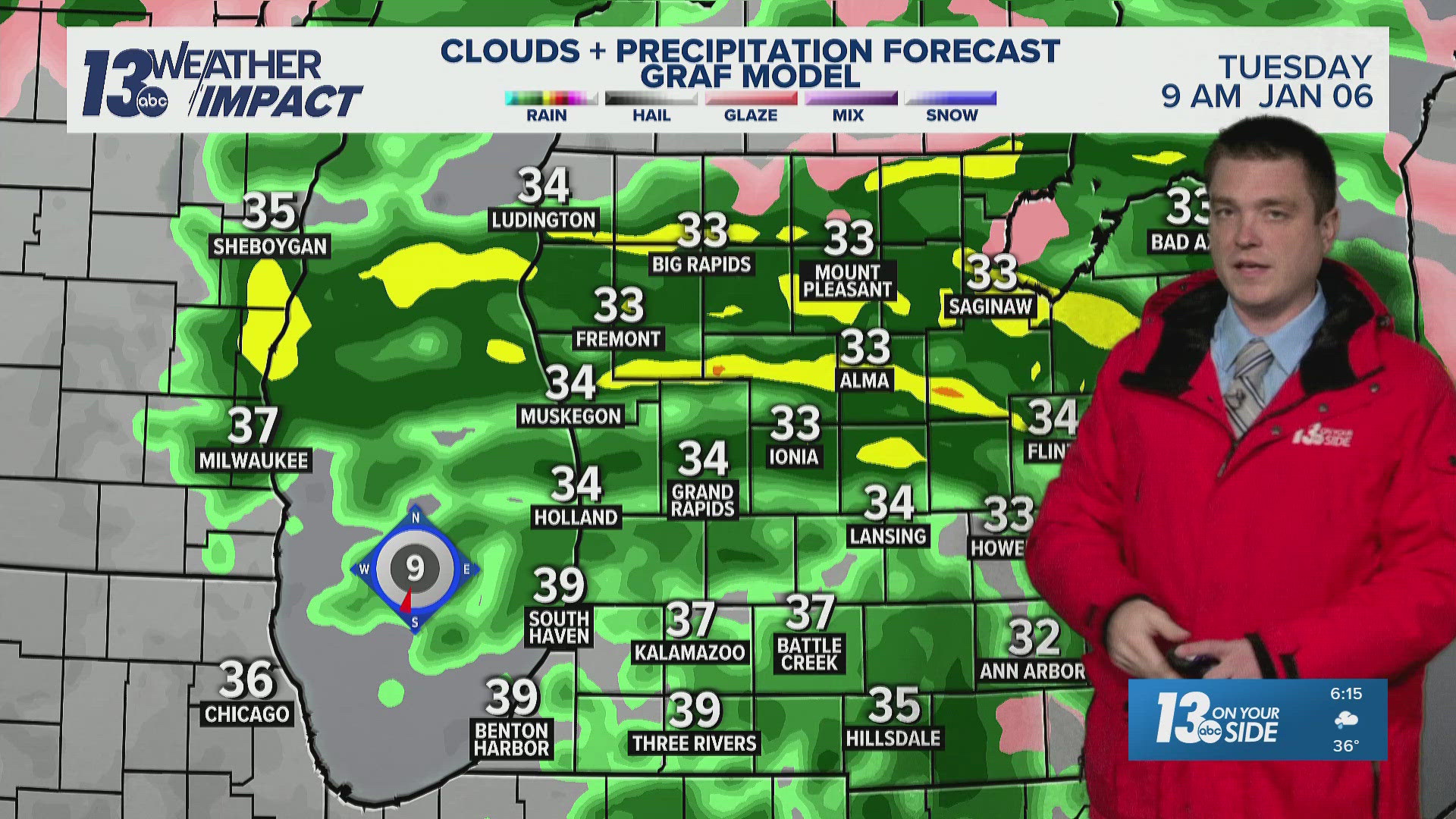 Dense fog, freezing rain to impact Tuesday morning commute | wzzm13.com