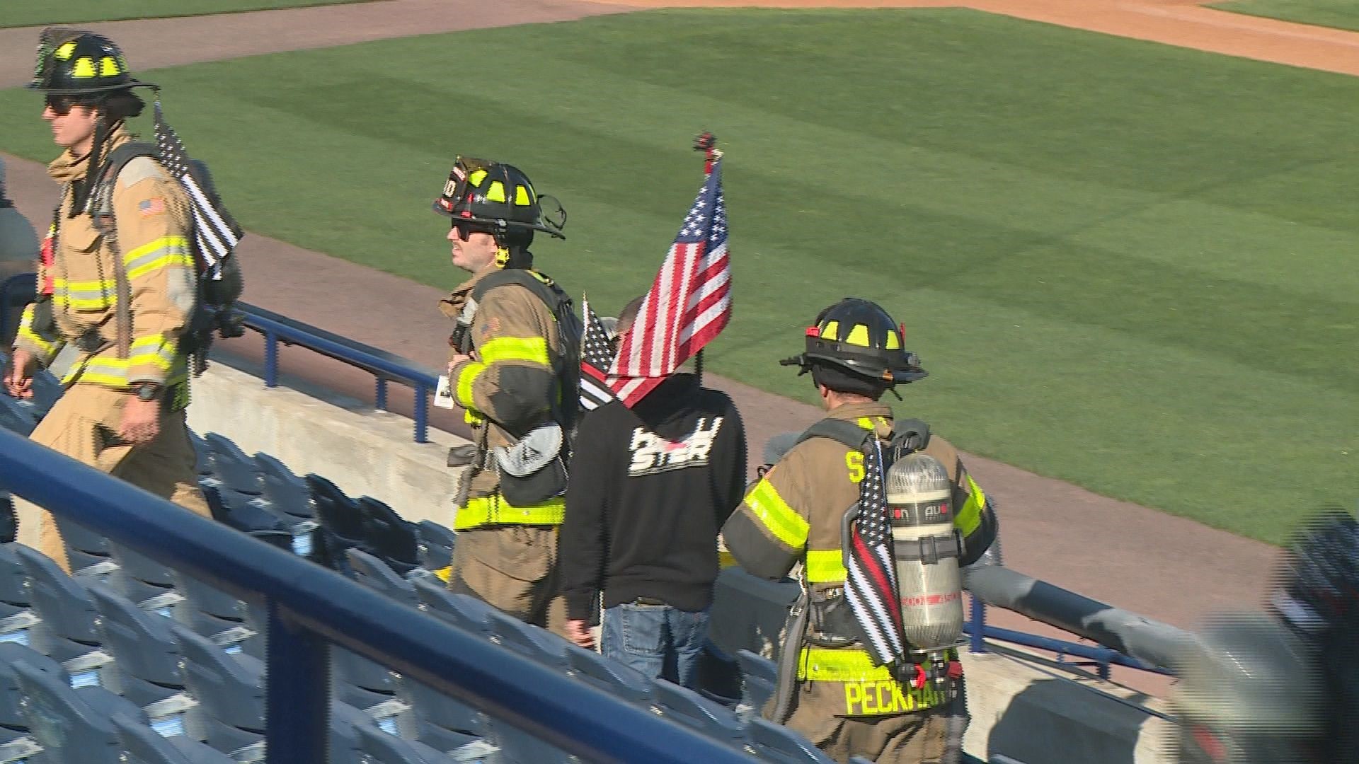 West Michigan firefighters honor fallen 9/11 first responders | wzzm13.com