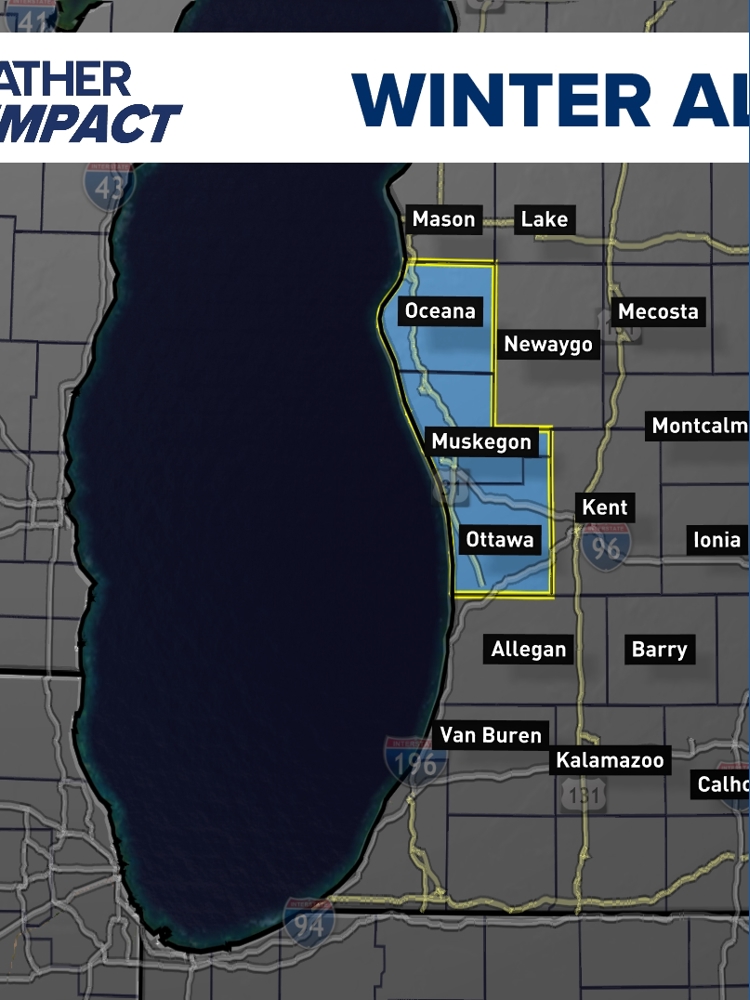 Significant lake-effect snow near the lakeshore Monday afternoon ...