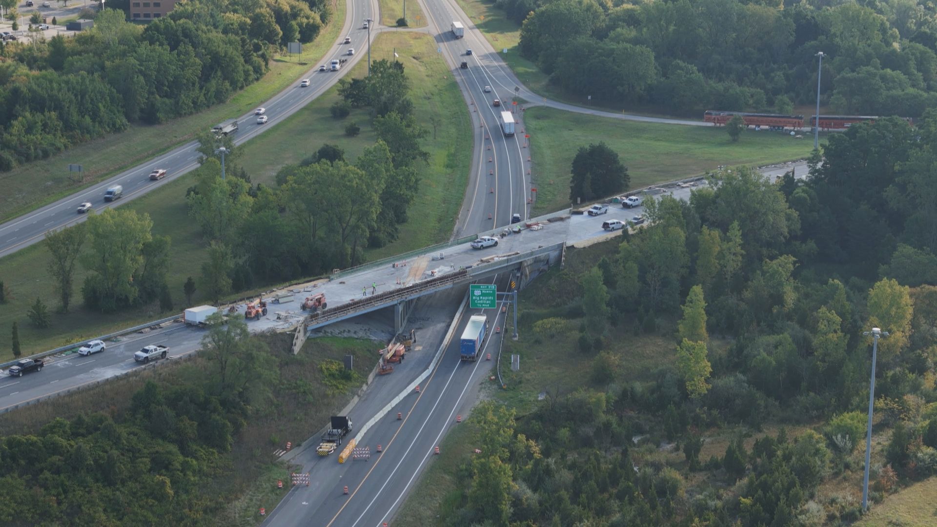Reopening of US-131 to I-96 ramp is 'on schedule' | wzzm13.com