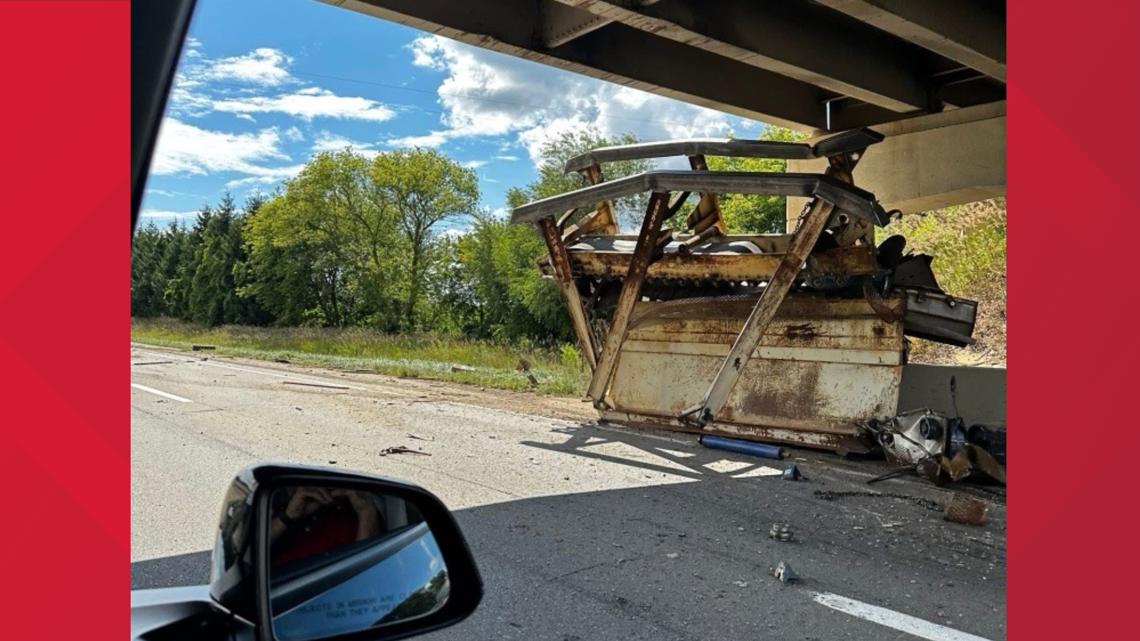 Semi hits overpass, portion of US-131 could be closed for 2-4 weeks ...