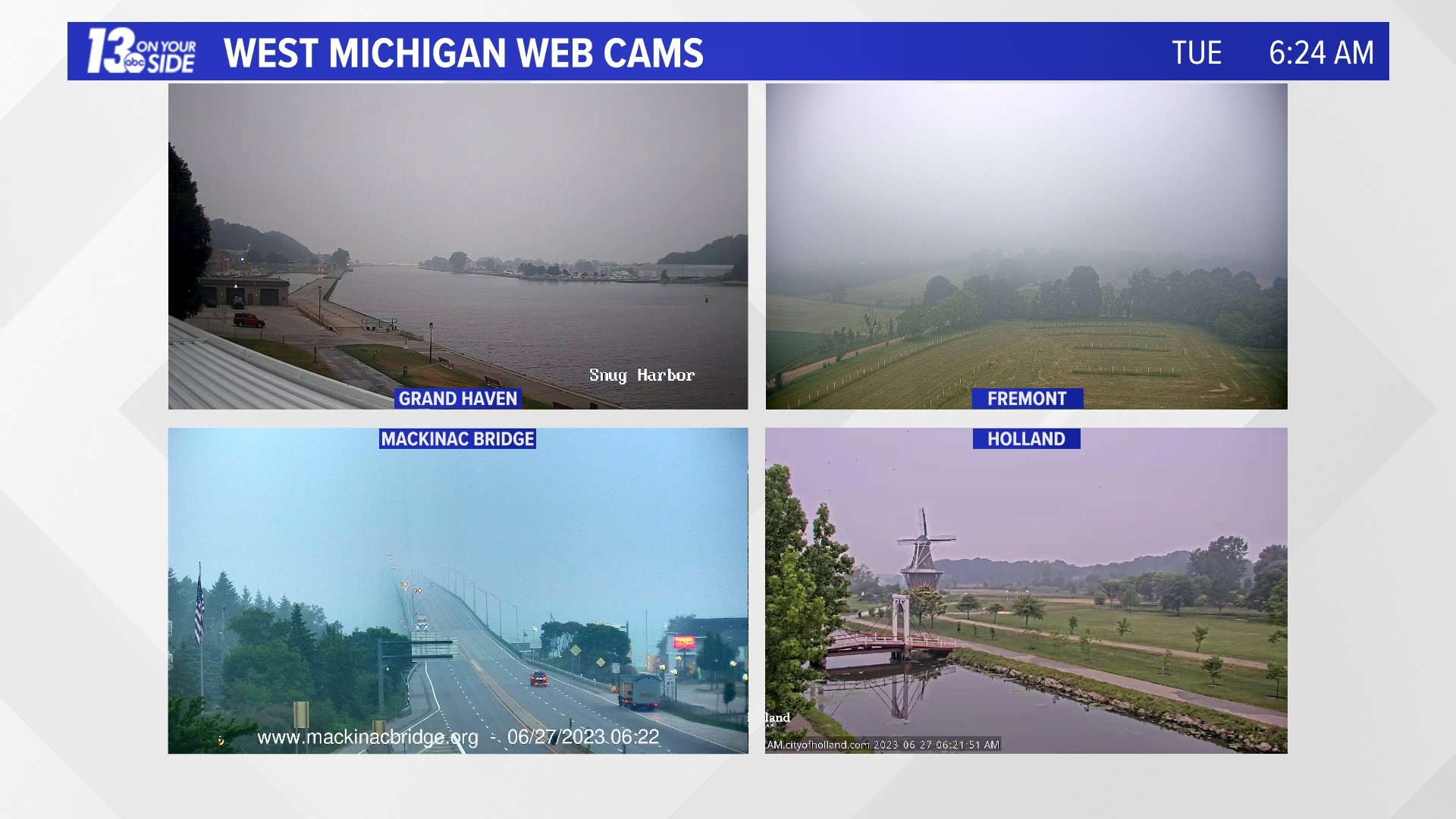 West Michigan air quality in 'unhealthy' category Tuesday | wzzm13.com