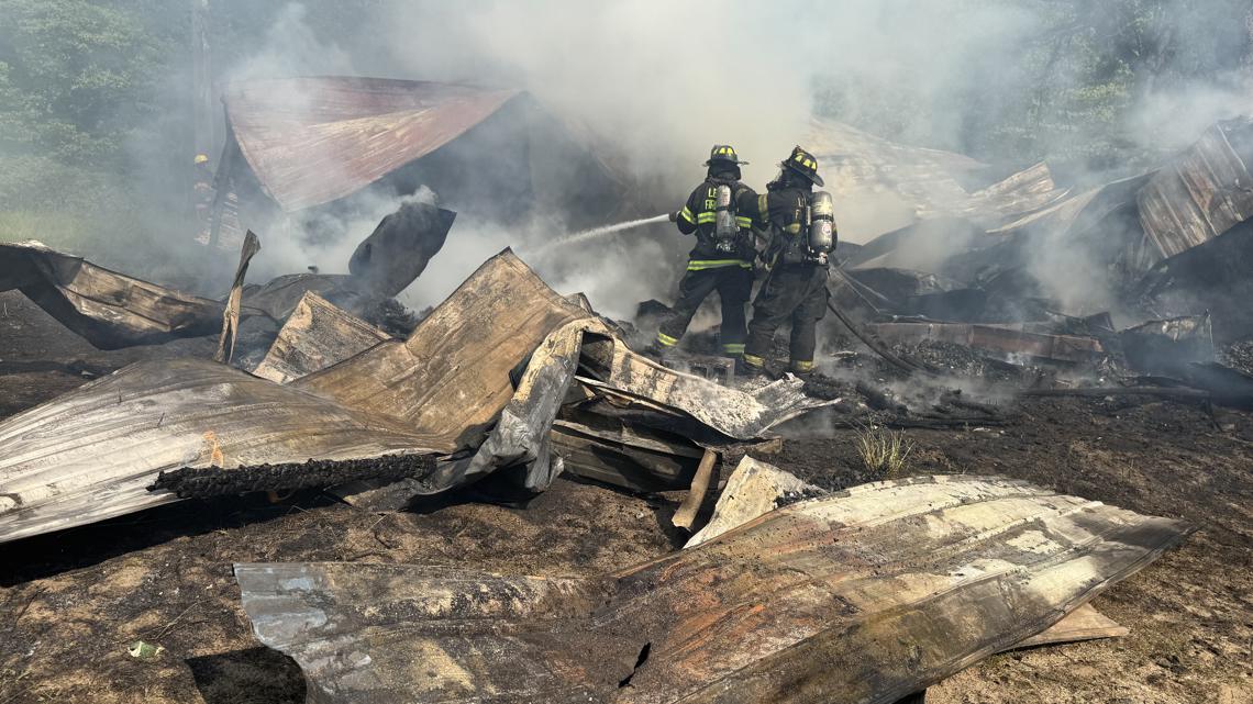Van Buren County home destroyed in large fire | wzzm13.com