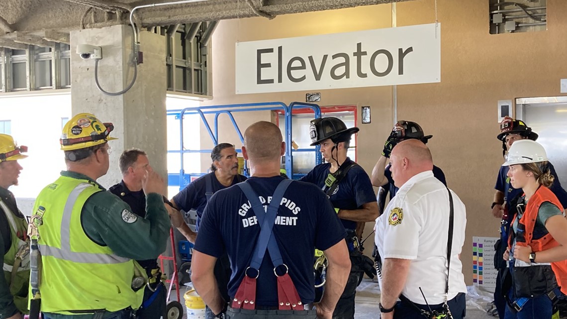 GRFD: Person rescued after getting arm ‘crushed/pinned’ in elevator ...