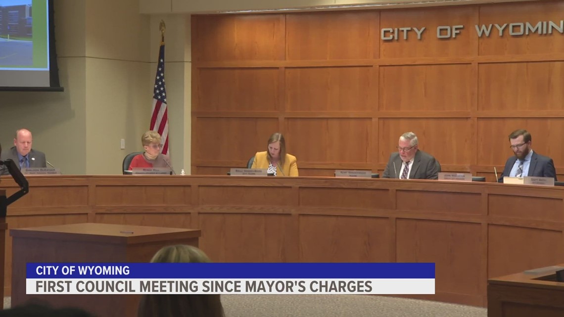 Wyoming holding first council meeting since AG's charges against mayor ...