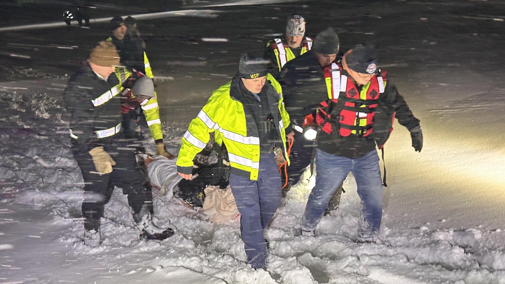 Spring Lake man recovering after snowmobiling accident, rescue | wzzm13.com