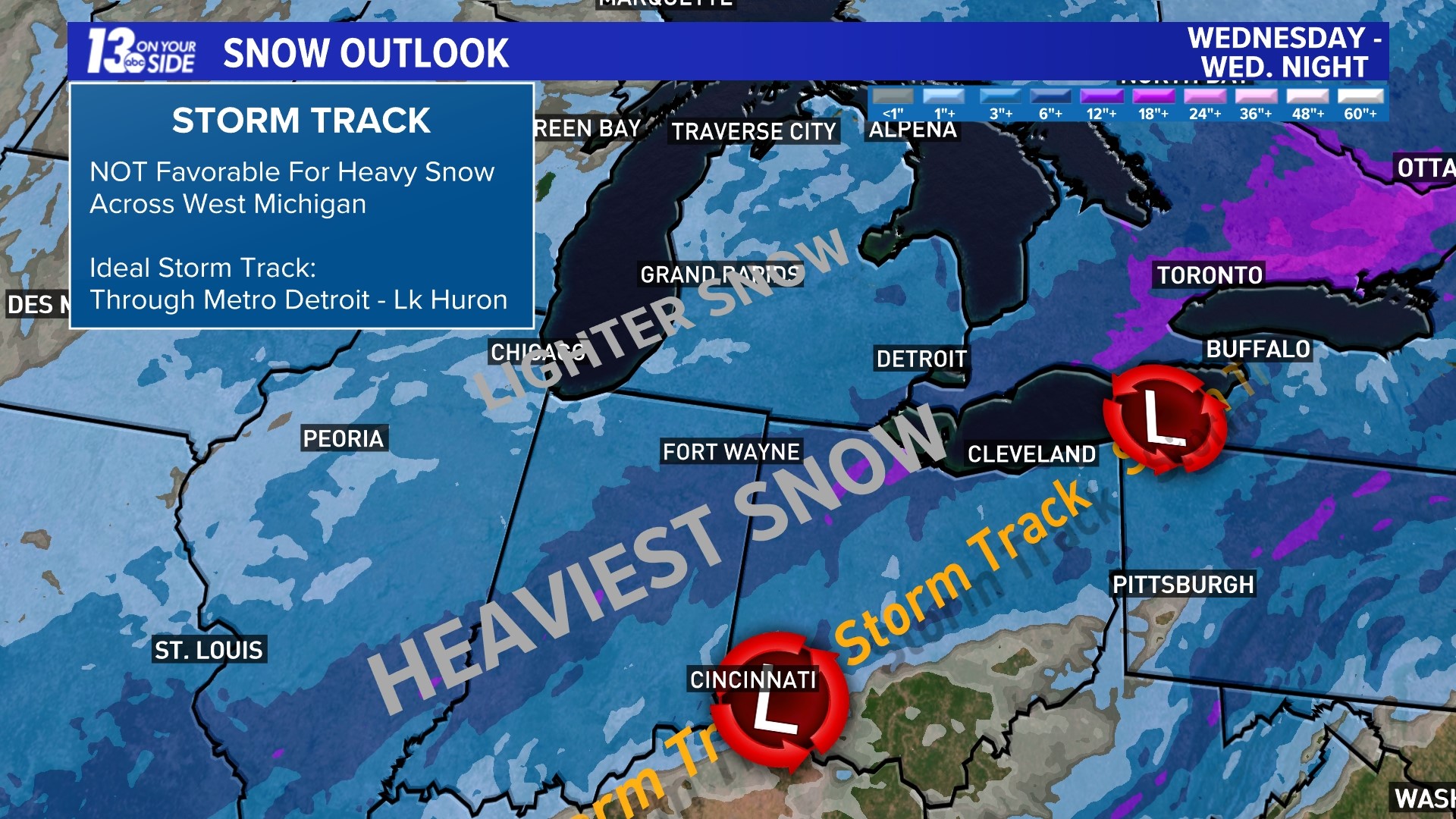 Snowy Wednesday; Minor Accumulation & Impacts Expected | wzzm13.com