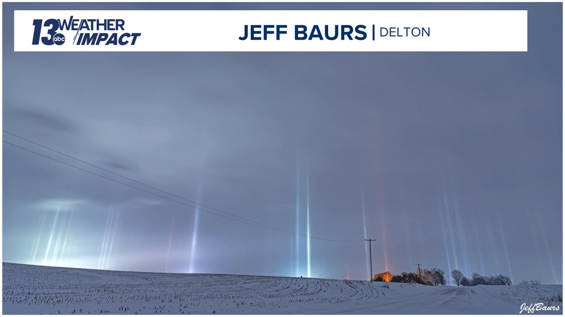 How do light pillars work? | Artic air optical phenomenon explained ...