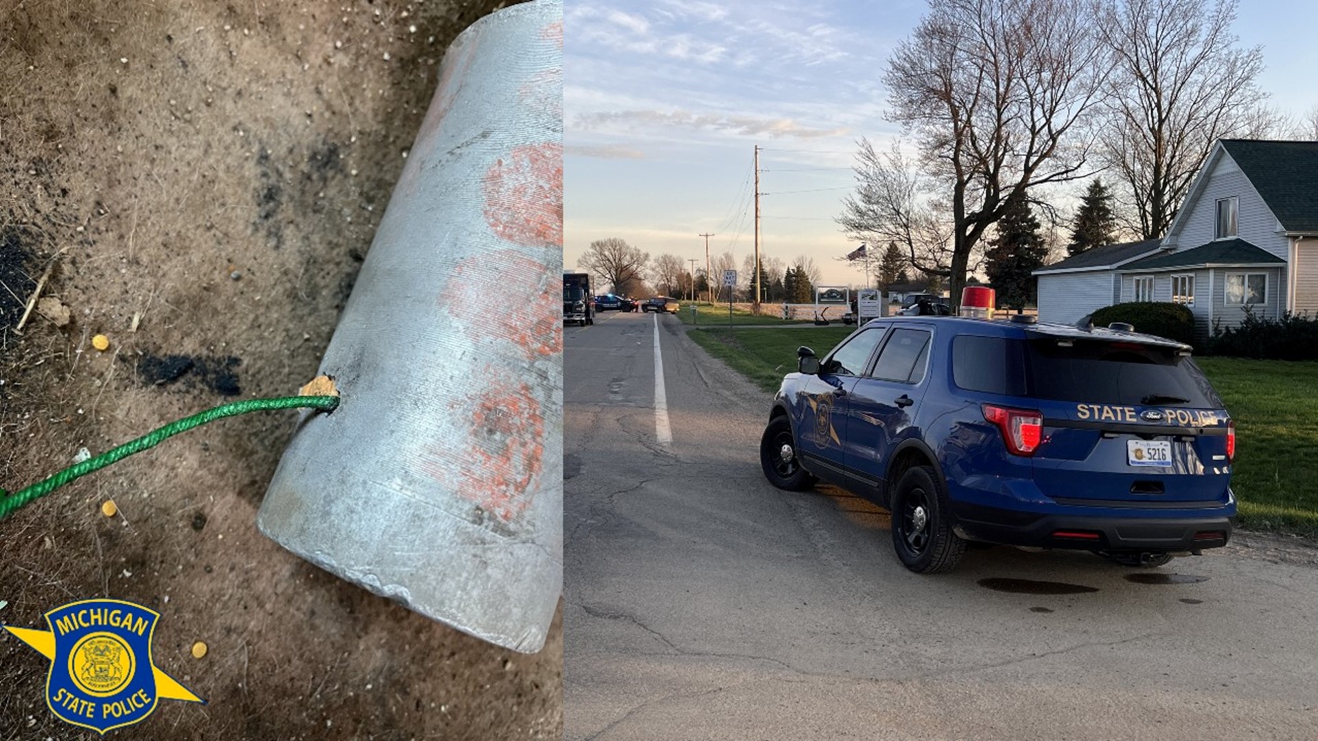 Michigan troopers find pipe bomb while searching car | wzzm13.com