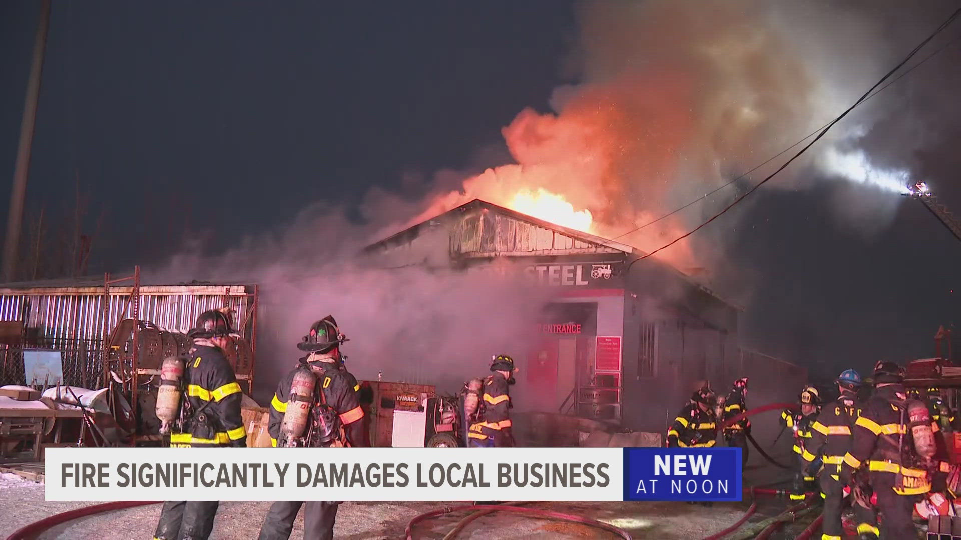 G.R. Central Iron and Steel still open despite fire | wzzm13.com