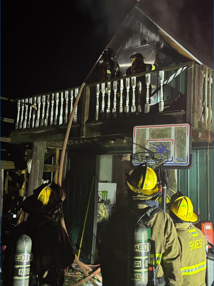 Casco Twp. barn damaged in 'stubborn' fire that rekindled overnight ...