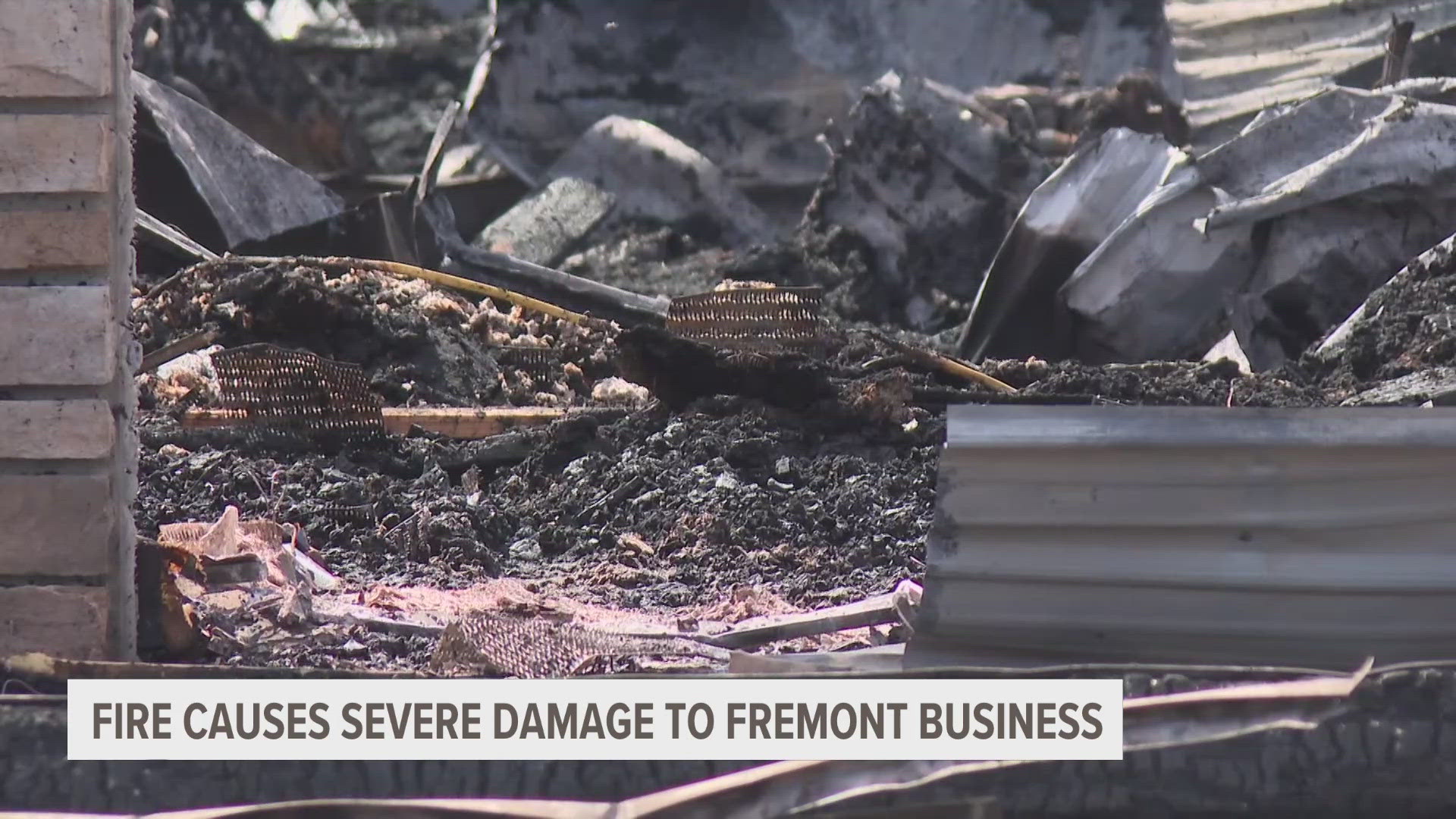 Fire causes severe damage to Fremont business | wzzm13.com