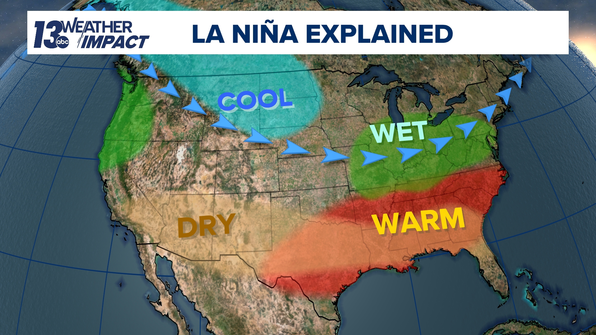 The return of La Niña in the Pacific could mean an active end to winter ...