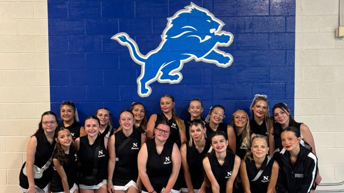 Newaygo High School varsity cheerleaders win grant from Detroit Lions ...