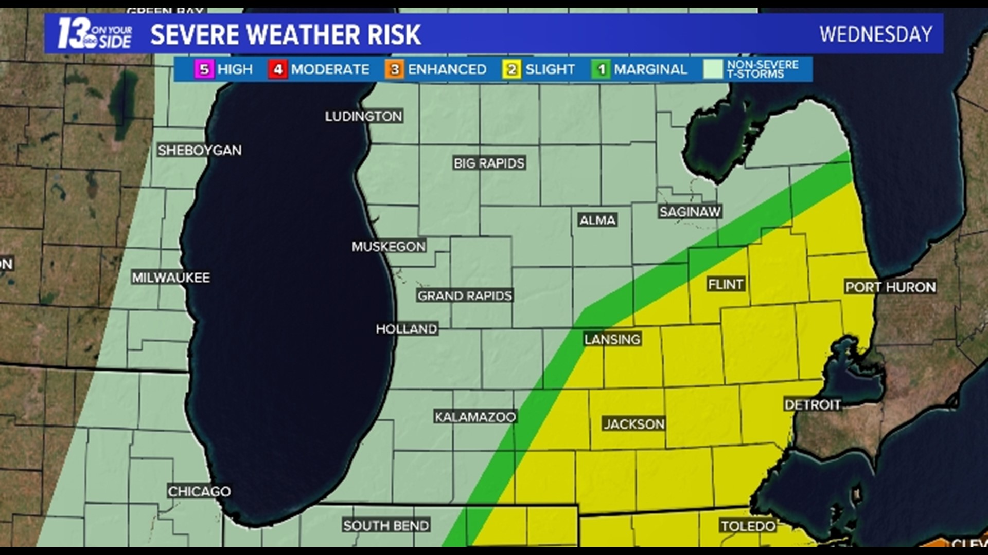 Tornado Watch issued for most of West Michigan | wzzm13.com