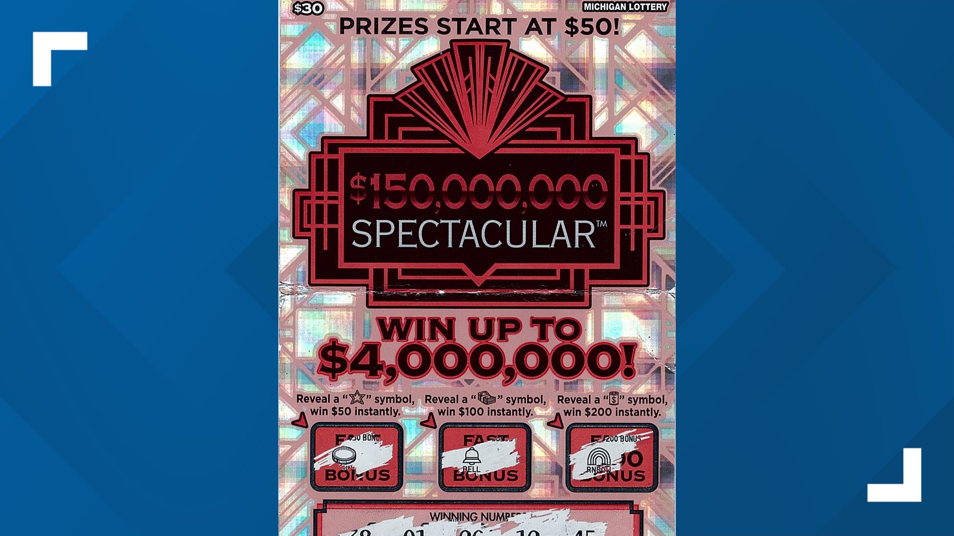 Michigan woman wins $4 million from scratch-off | wzzm13.com