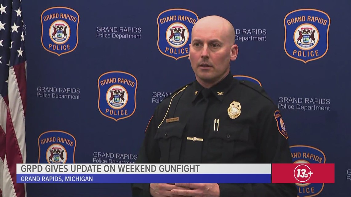 Grand Rapids Police share new details on shootout with suspect, release ...