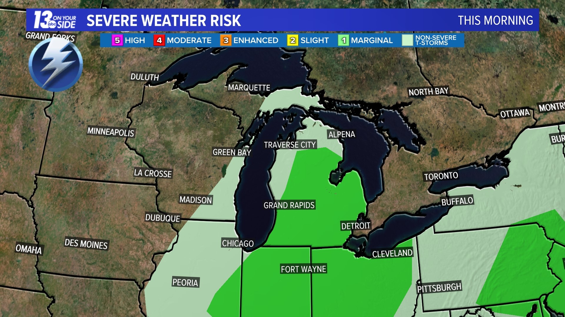 Thunderstorms, dangerous waves coming to West Michigan | wzzm13.com