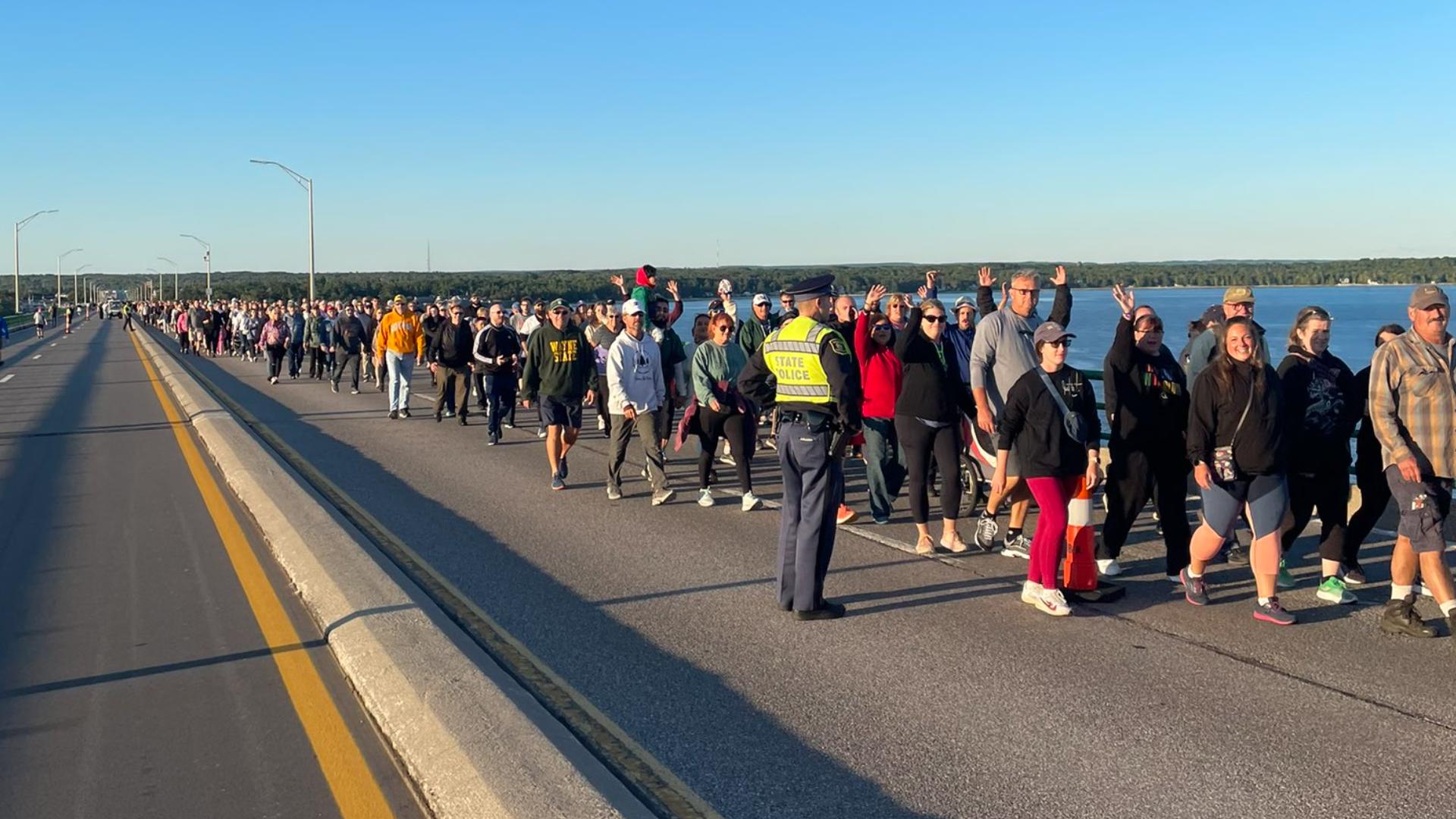 About 30 000 People Participate In 2024 Mackinac Bridge Walk
