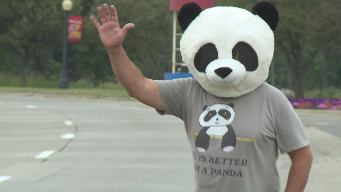 'Panda Man' spreads joy in Ionia | wzzm13.com
