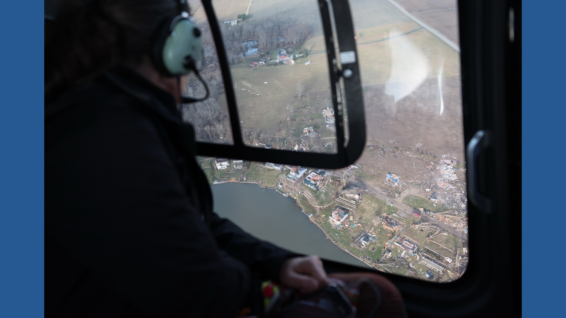 Gov. Whitmer surveys tornado damage in southwest Michigan | wzzm13.com