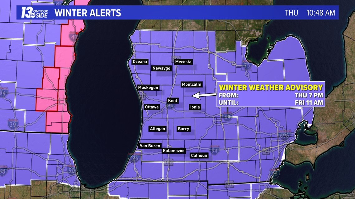 More Snowfall Heading To West Michigan! | wzzm13.com