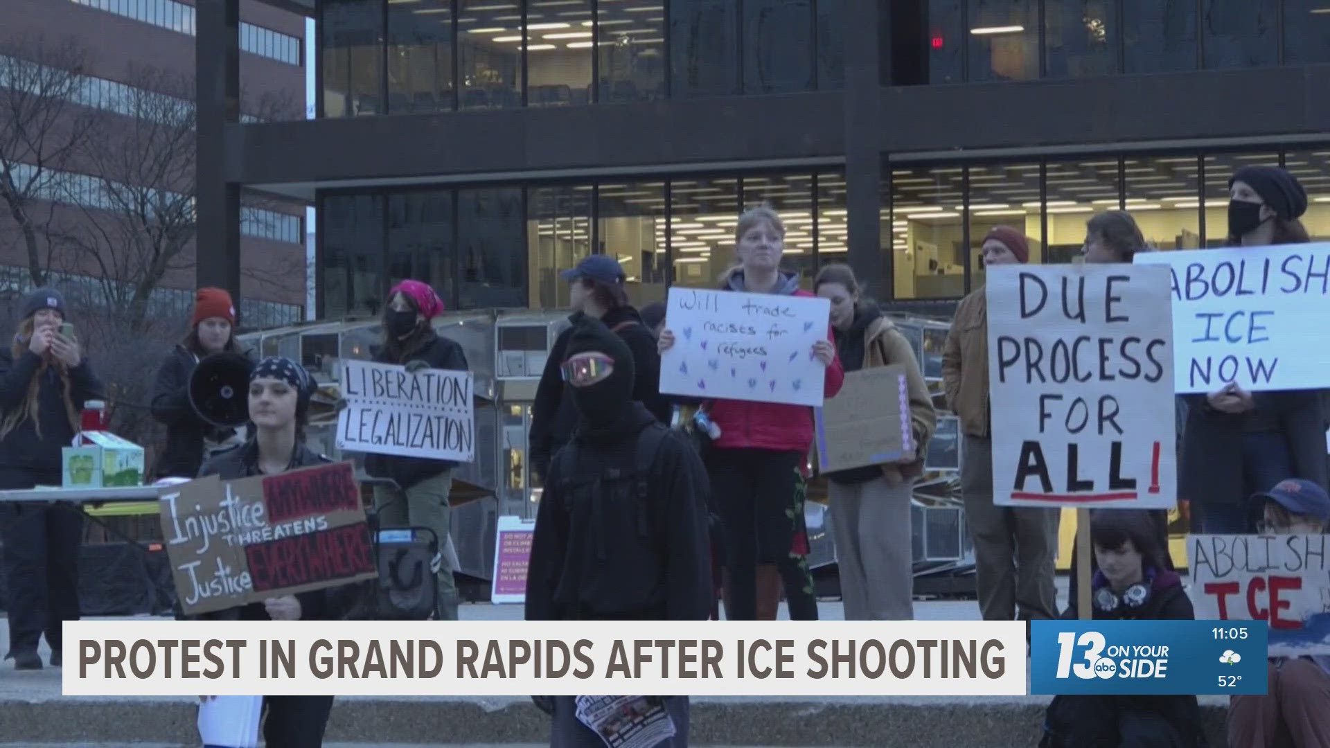 Activists protest in Grand Rapids, demand end to ICE after fatal ...