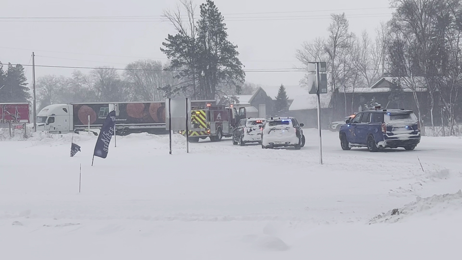 Man seriously injured after driving under semi, getting pinned in on ...