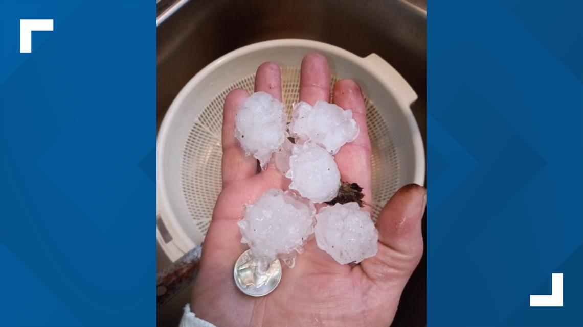 Large Hail Hits West Michigan | wzzm13.com