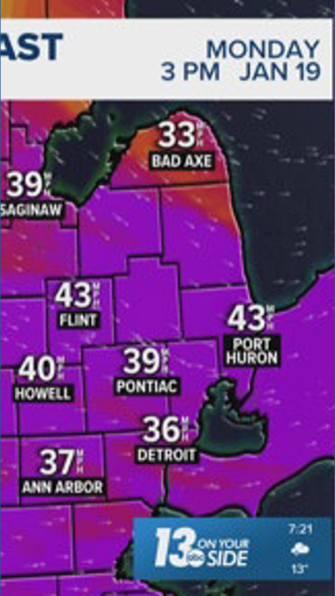 High wind gusts expected to impact morning commute | wzzm13.com